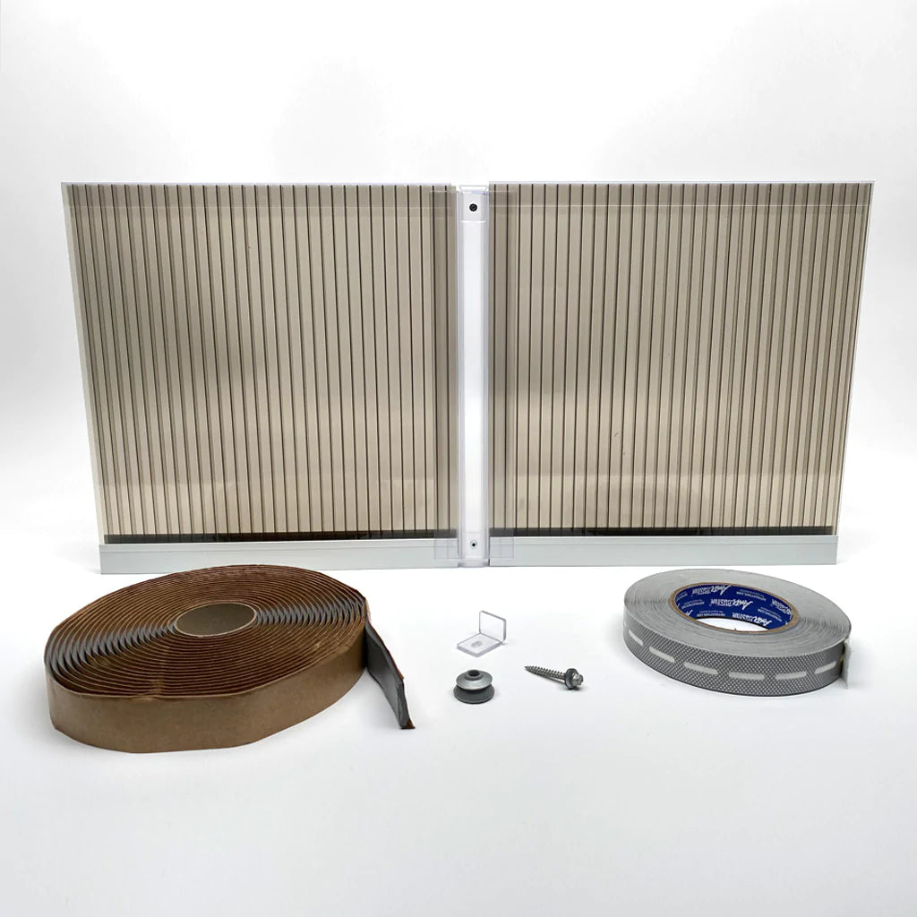 KITS - PANNEAUX DE POLYCARBONATE 16 MM AVEC PROFILES EN ALUMINIUM ...